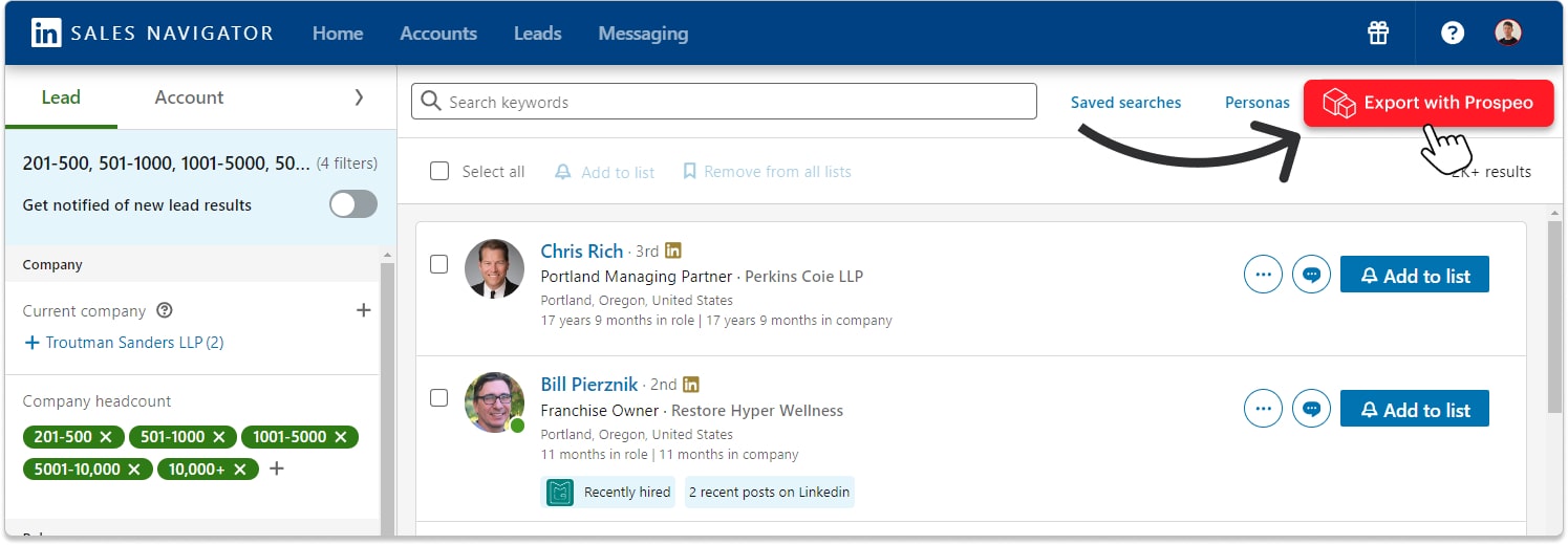 How To Export Leads From LinkedIn Sales Navigator To CSV? How To Export Leads From LinkedIn Sales Navigator To CSV?
